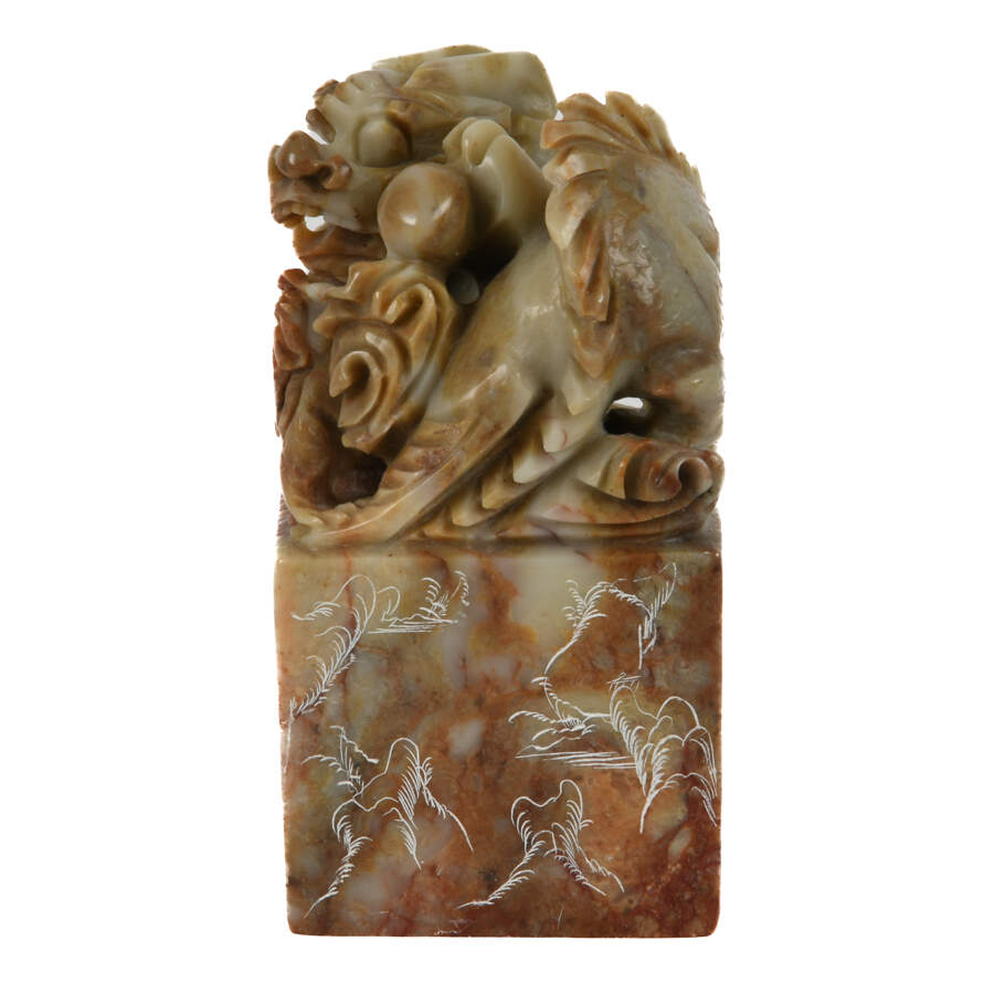 Carved Soapstone Dragon Figurine | Replacements, Ltd.