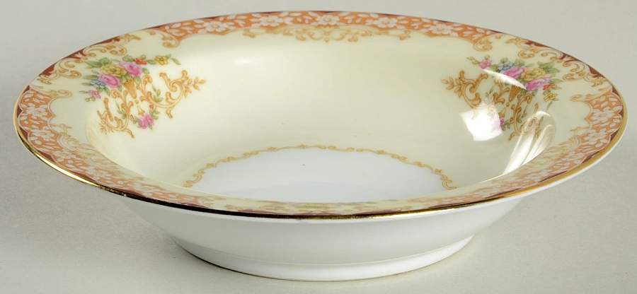 Rosebud Rim Fruit Dessert Sauce Bowl By Noritake Replacements Ltd