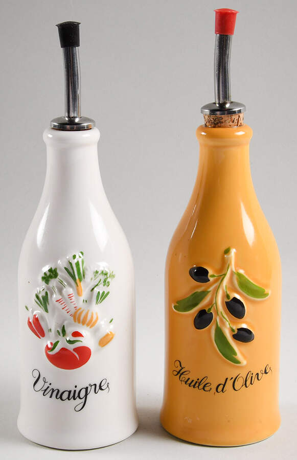 La Provence Oil & Vinegar Jars with Drizzle Spouts by Revol ...